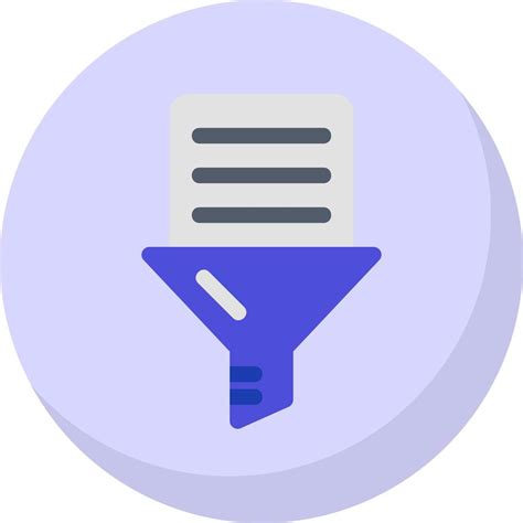 Data Filtering Vector Icon Design 20159067 Vector Art At Vecteezy