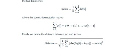 solved sometimes we want to compare two time series to see