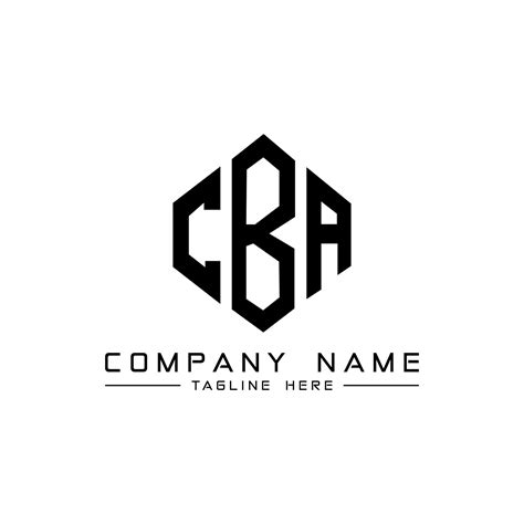 Cba Letter Logo Design With Polygon Shape Cba Polygon And Cube Shape Logo Design Cba Hexagon