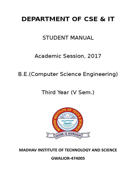 5th Sem Cse Manual Pdf Internet Protocol Suite Software Testing