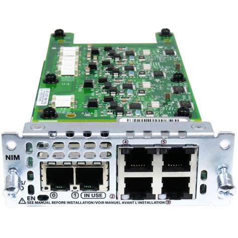 Cisco Ports FXO Interface Module NIM FXS FXOP New