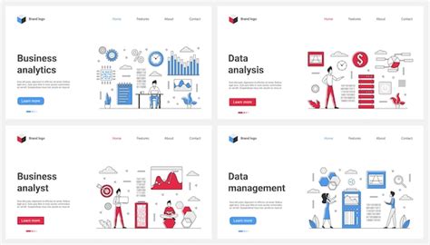 Premium Vector Business Analysis Data Analytics Process And