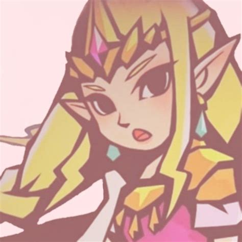 Hw Zelda Icon Pink Zelda Cute Zelda Pfp
