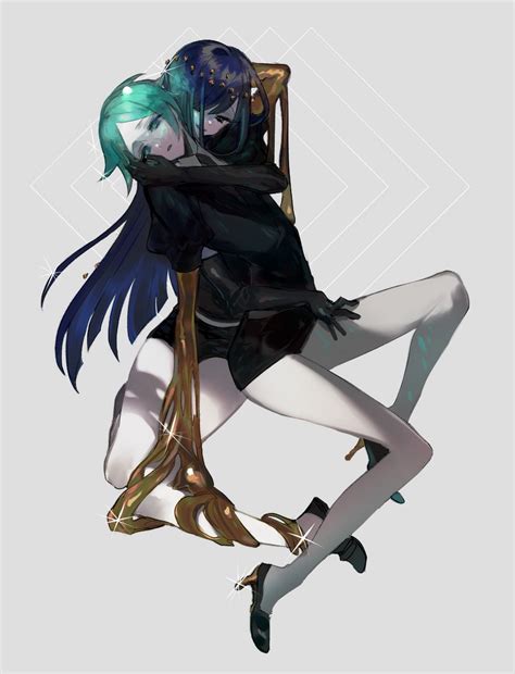 Phosphophyllite And Lapis Lazuli Houseki No Kuni Drawn By Lunch