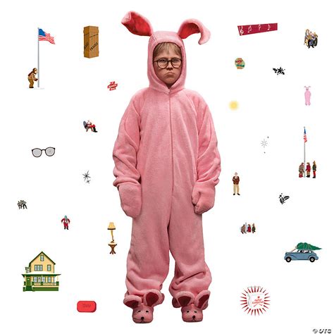 Roommates A Christmas Story Ralphie Bunny Suit Giant Wall Decals