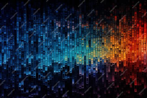 Premium Photo Abstract Digital Technology Background With Blue And