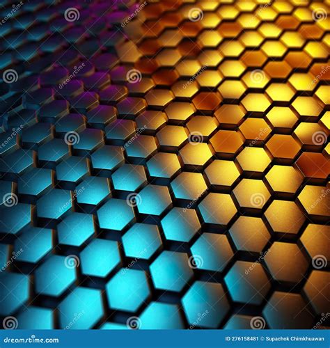 A Honeycomb Pattern Stock Illustration Illustration Of Wrapping 276158481