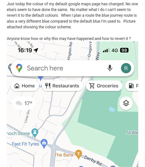 Google Maps New Color Scheme For Maps Gets Criticized
