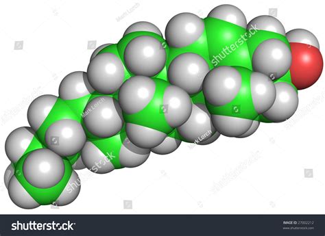 Structure Of Cholesterol In Molecular Diagrams Formule Molec
