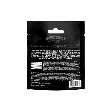 Sextacy By Mochi Sex Enhancement Chews 12pk Display