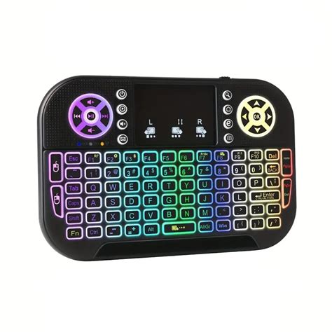 Gearup Mk20 2 4ghz Wireless Dual Mode Rgb Backlit Rechargeable Mini Portable Keyboard With