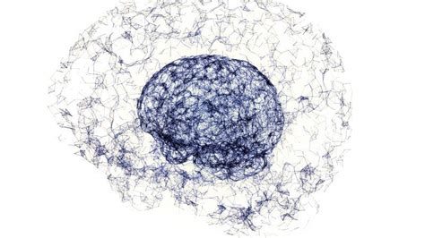 Artificial Intelligence Cyber Brain Plexus Stock Illustration
