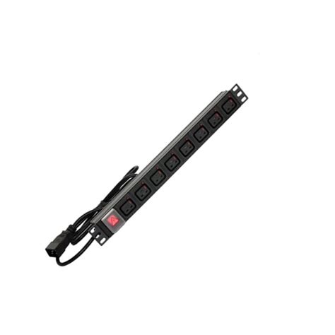 Server Rack Cabinet Data Center IEC PDU With Socket Aluminum Alloy And Basic PDU