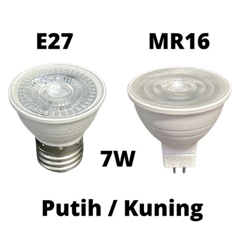 Jual Lampu Halogen Led Cob W E Mr Putih Kuning Shopee Indonesia