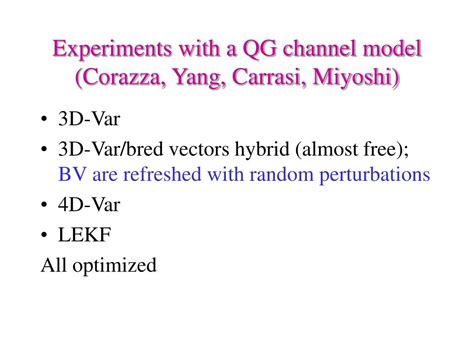 Ppt The Future Of Data Assimilation 4d Var Or Ensemble Kalman Filter Powerpoint Presentation