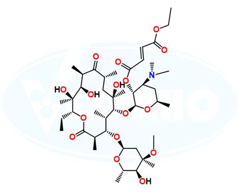 Erythromycin Ethyl Fumarate Cas 122293 08 7 Veeprho