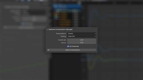 Blender Keyframe Interpolation Manager