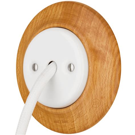 Wooden Porcelain Wall Socket Fagus Cable Gland Dyke And Dean