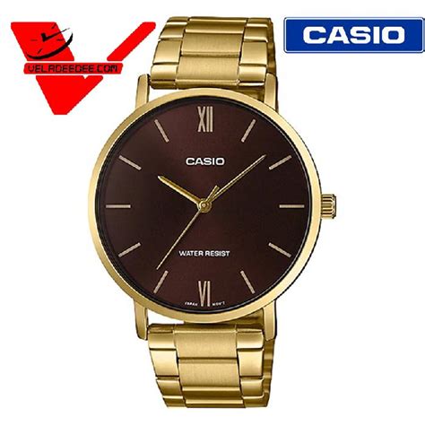 เวลาดีดี นาฬิกา นาฬิกา Casio Standard Mtp Vt01g 5b ประกัน Cmg ศูนย์เซ็นทรัล 1 ปี นาฬิกาข้อมือ