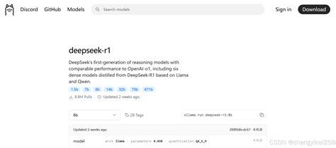 Ollama部署国产deepseek R1自然语言大模型deepseekzhangyikai258 Mcp技术社区