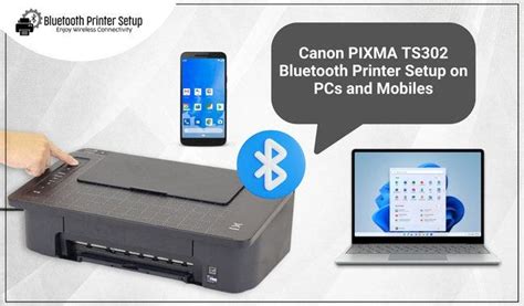 Canon Pixma Ts302 Bluetooth Printer Setup On Pcs And Mobiles By Bluetooth Printer Setup Medium