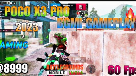 Bgmi Gameplay In Poco X3 Pro 2023 🔥 Poco X3 Pro 2023 Bgmi Gameplay