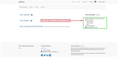 Odoo Website Customer Geolocation Address Module Map Location Geocoding