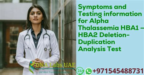 Symptoms And Testing Information For Alpha Thalassemia Hba1 Hba2