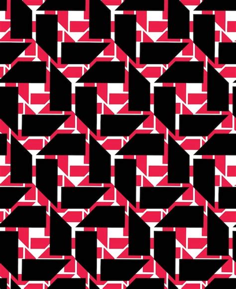 Premium Vector Colorful Endless Vector Texture With Geometric Figures