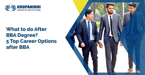 What To Do After Bba Degree 5 Top Career Options After Bba Krupanidhi Blog