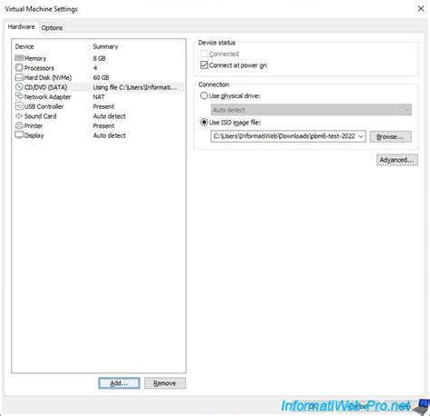 Boot On An USB Key From A Virtual Machine With VMware Workstation VMware Tutorials