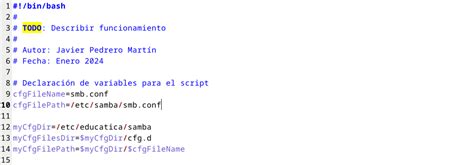 Bash Shell Script SambaInfo Sh Educatica