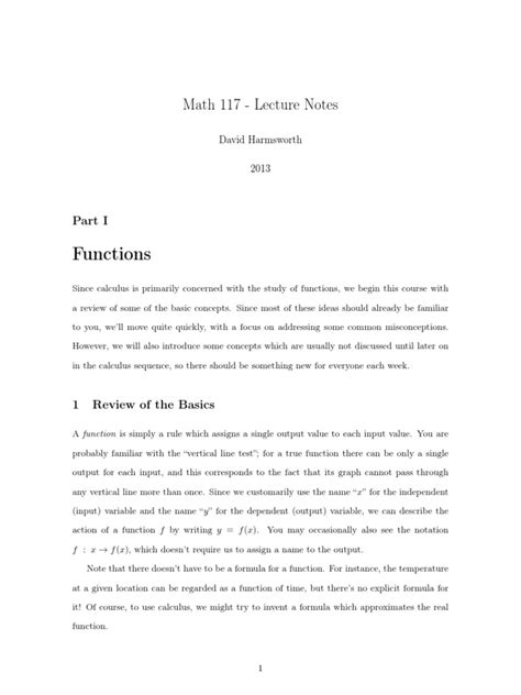 Math 117 Lecture1and2 Pdf Function Mathematics Mathematical Relations