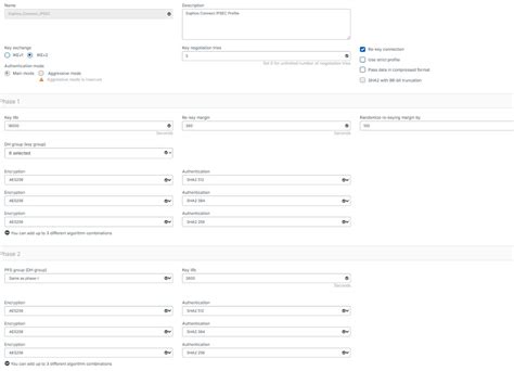 Sophos Connect Ipsec Profile Discussions Sophos Firewall Sophos Community Connect