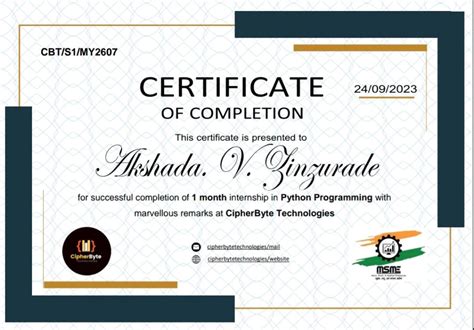 Akshada Zinzurde On Linkedin Pythonprogramming Cipherbytes