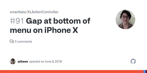 gap at bottom of menu on iphone x · issue 91 · xmartlabs