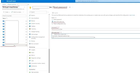 Reset Azure Ssh Key Because Of Ssh Key Refused Error