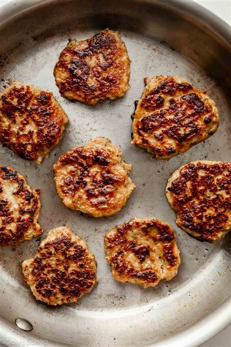 Maple Chicken Breakfast Sausage Sallys Baking