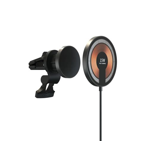 Premium 2 In 1 Magnetic Wireless Qi Car Charging Phone Mount Jaycar