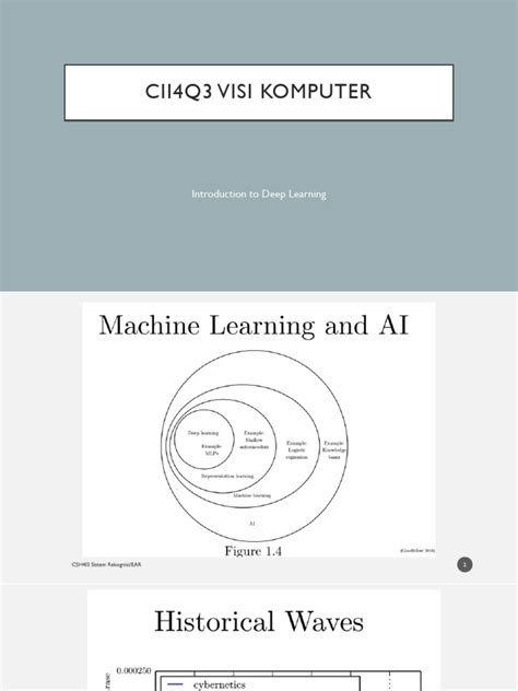 Cii4q3 Computer Vision Ear Week 11 Intro To Deep Learning V10 Pdf Artificial Neural