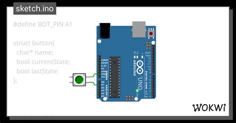 Button Long Press Wokwi ESP32 STM32 Arduino Simulator