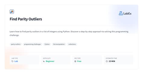 Outliers De Paridade Em Python Desafios De Programação Labex
