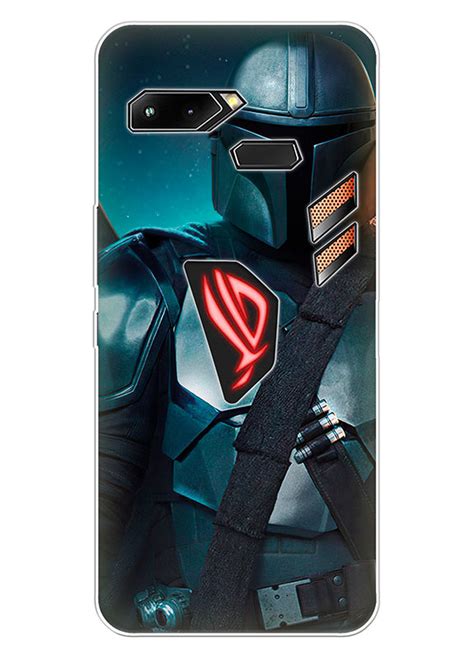 Бампер для Асус РОГ Фон - Мандалорец Звездные войны Star Wars The ...