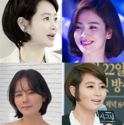 40대 여성 헤어스타일 보브 단발 머리 김혜수 숏컷 네이버 블로그