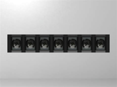 Barrier Type Terminal Block Model Turbosquid