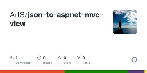 Github Artsjson To Aspnet Mvc View