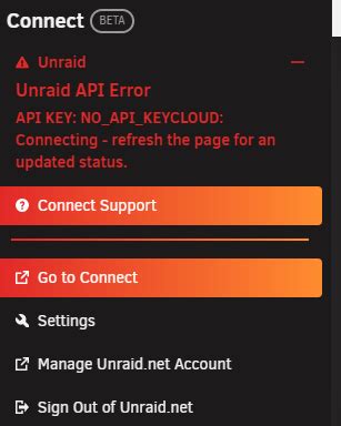 Can T Connect With My Servers Plugin Connect Plugin Support Unraid