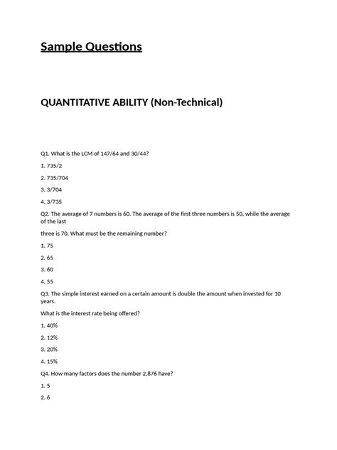 Amcat Sample Question Pdf