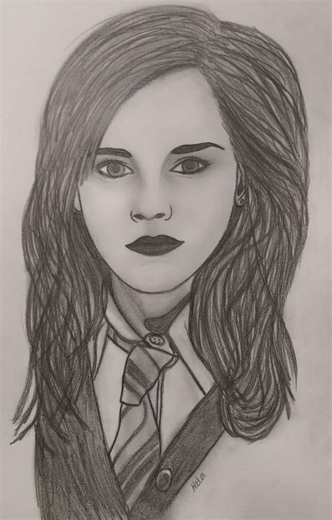 Hermione Granger Sketches Female Sketch Hermione Granger