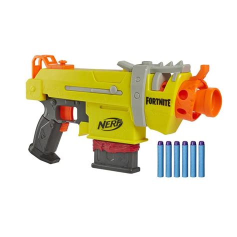 Nerf Fortnite Smg L Motorized Dart Blaster Includes 3 Targets 6 Dart